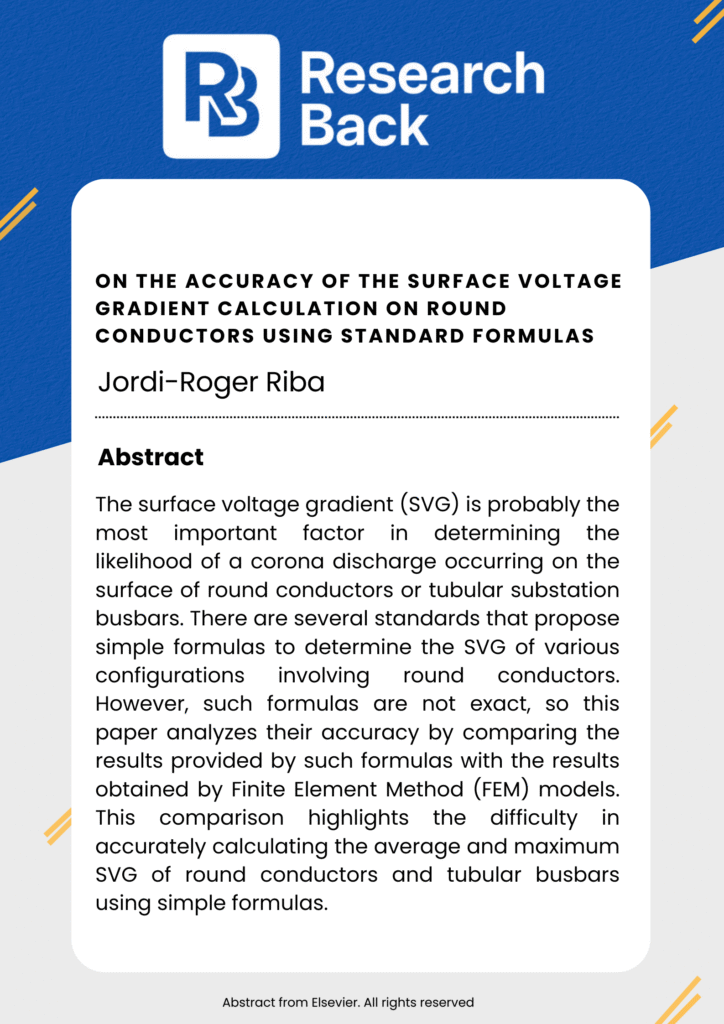 On The Accuracy Of The Surface Voltage Gradient Calculation On Round ...