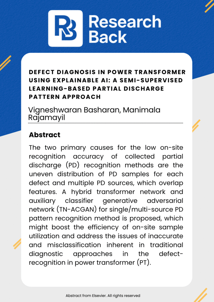 Defect Diagnosis In Power Transformer Using Explainable AI: A Semi-supervised Learning-based ...