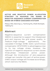 Active And Reactive Power Allocation Strategy To Maximize The Range Of ...
